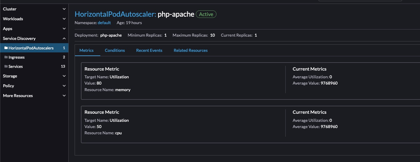 HPA displays duplicate metric data when multiple metrics are defined · Issue #9621 · rancher ...